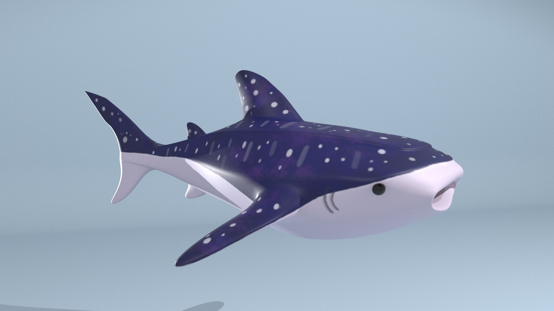 Stylized whale shark model - TurboSquid 1638775