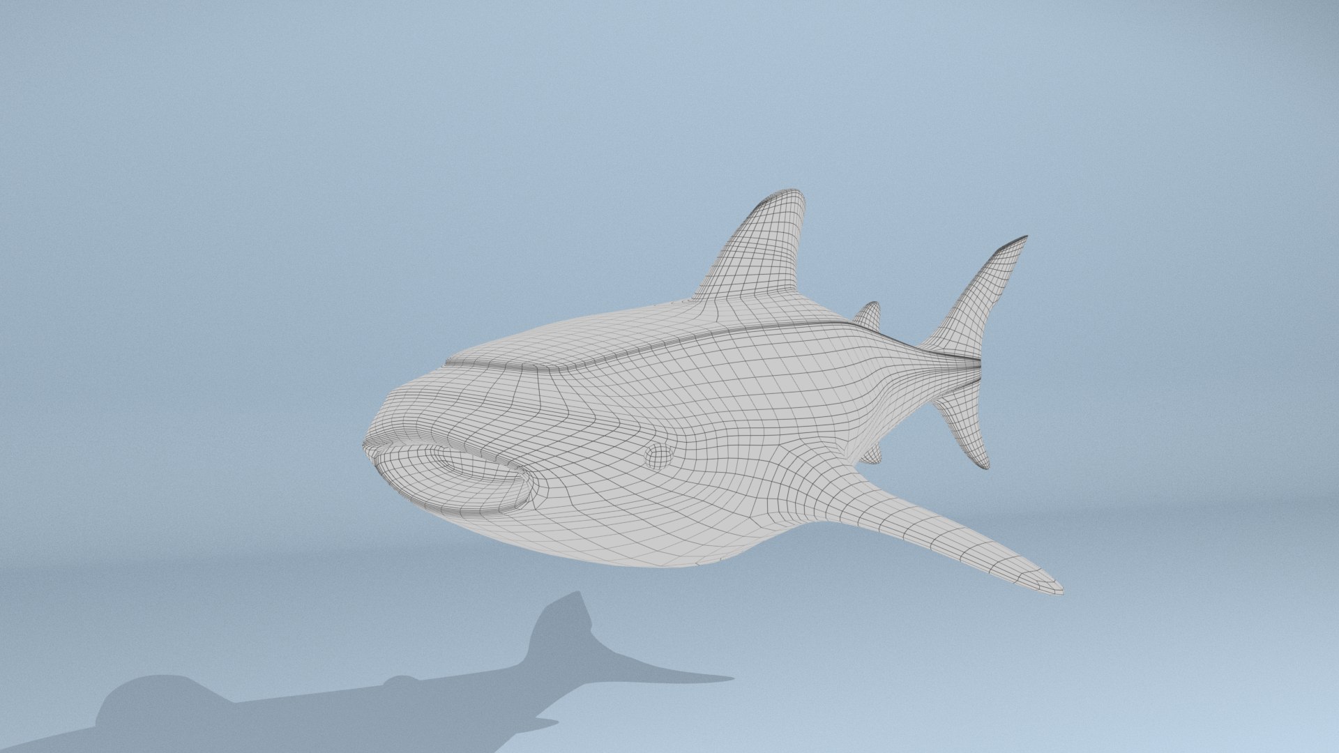 Stylized whale shark model - TurboSquid 1638775