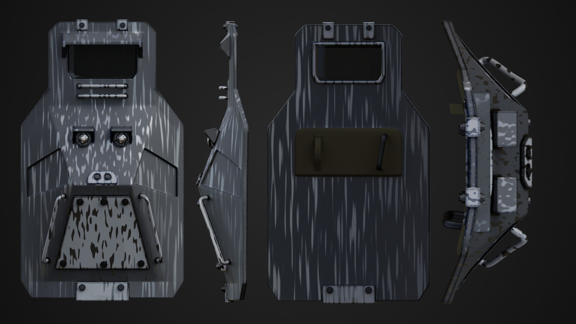 Riot Shield Model - TurboSquid 2032859