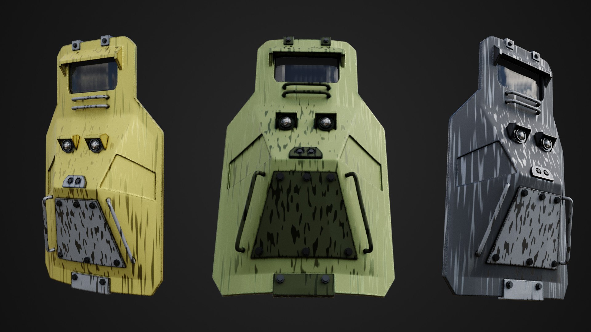 Riot Shield Model - TurboSquid 2032859