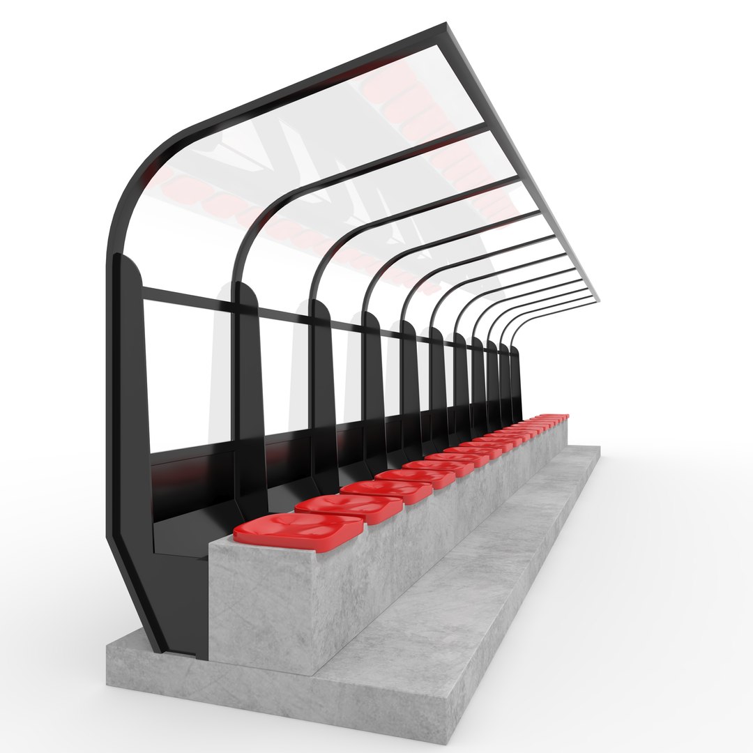 Soccer Bench 08 Model - TurboSquid 2365525