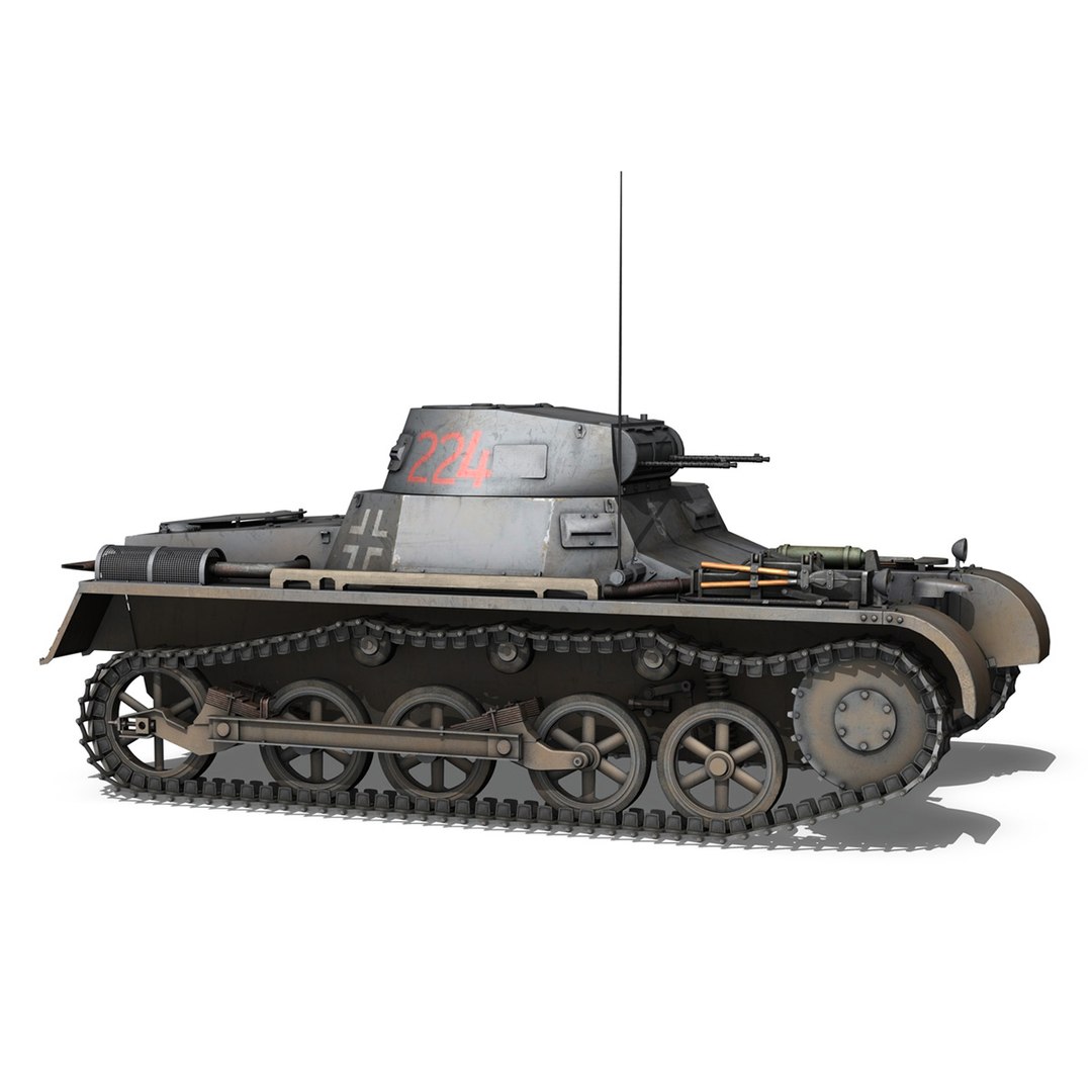 3dsmax - panzerkampfwagen 1 ausf