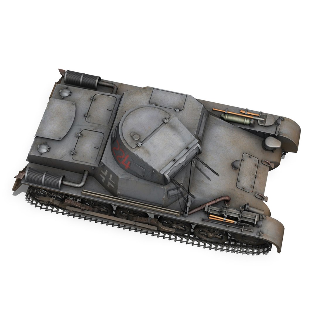 3dsmax - panzerkampfwagen 1 ausf