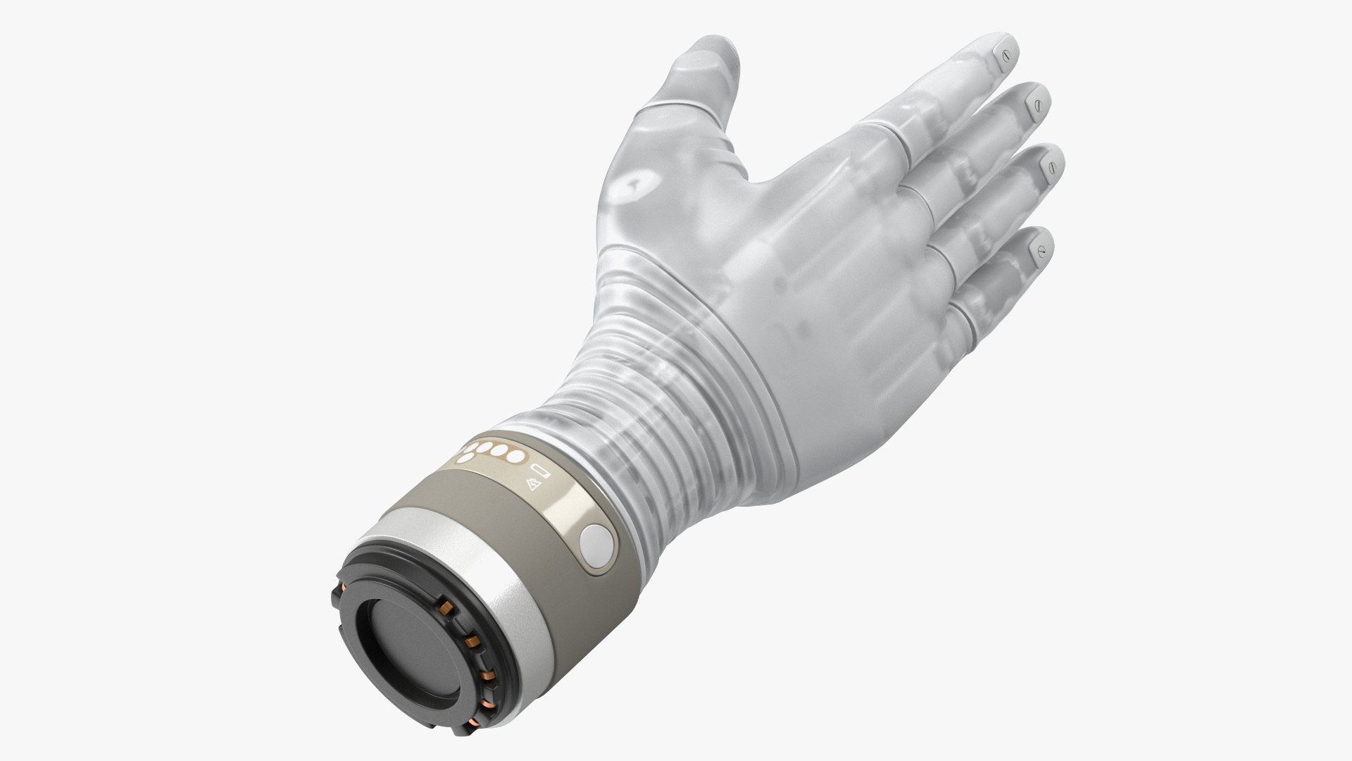 Wrist Bionic Hand Deka Rigged 3D model - TurboSquid 2062577