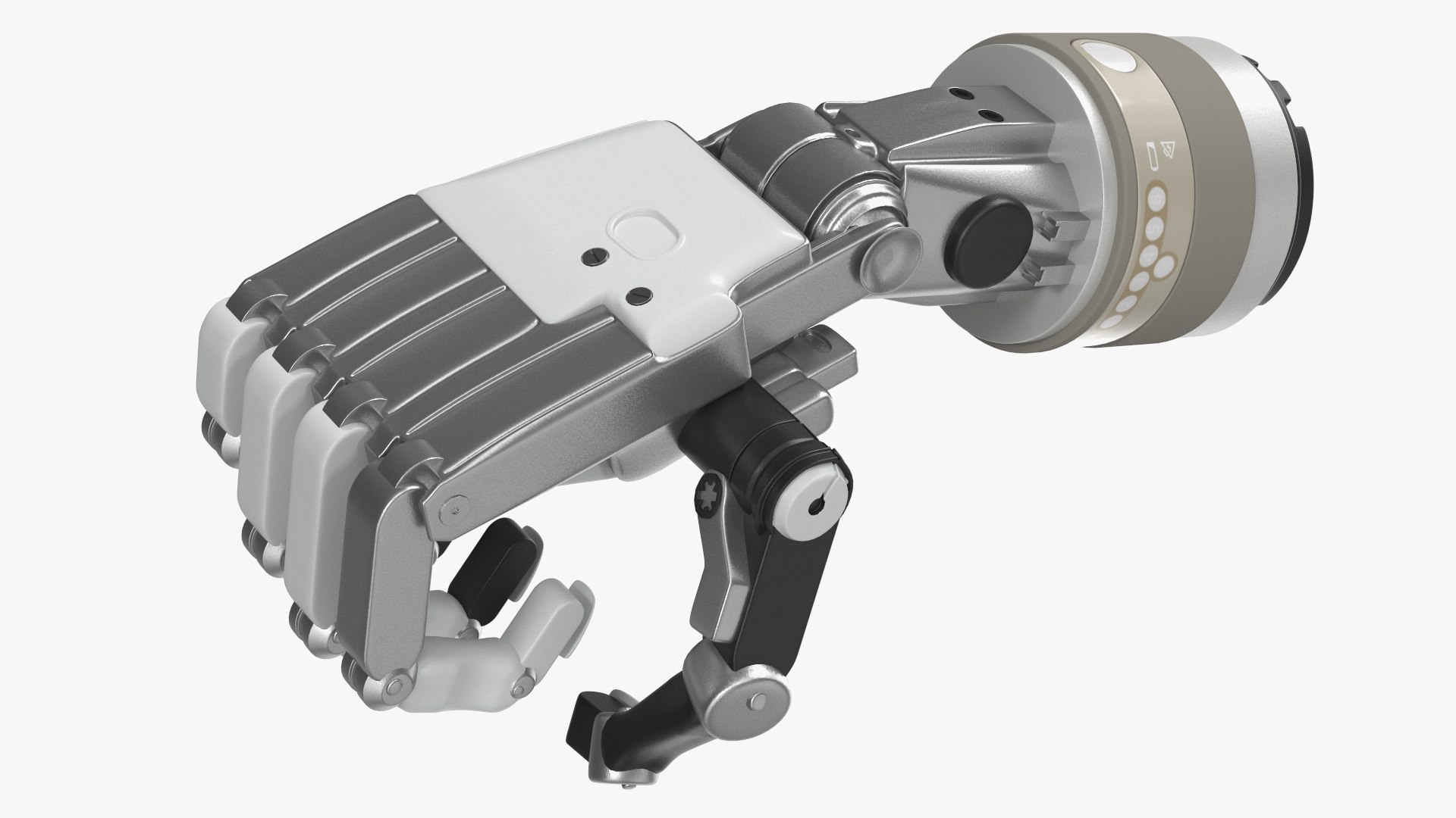 Wrist Bionic Hand Deka Rigged 3D model - TurboSquid 2062577