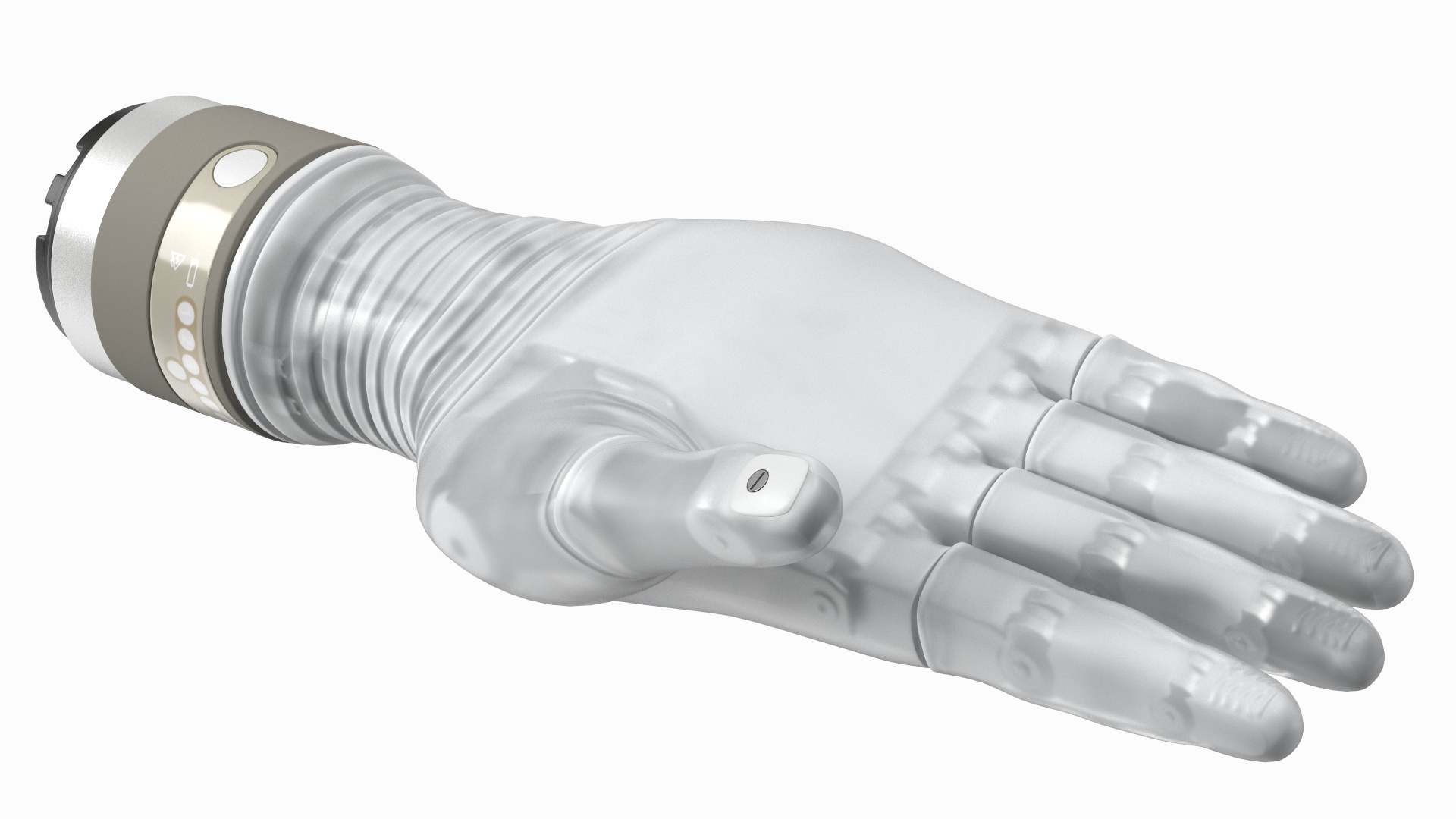 Wrist Bionic Hand Deka Rigged 3D model - TurboSquid 2062577