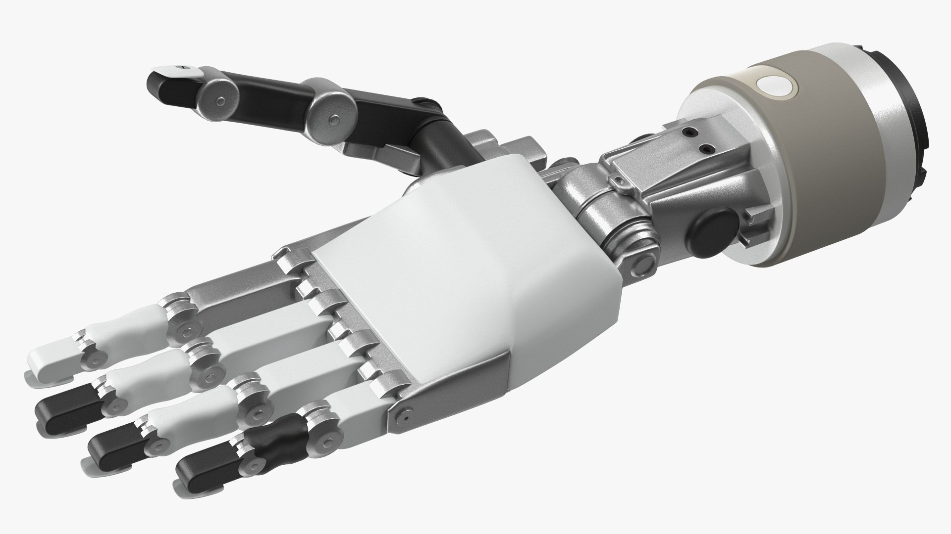 Wrist Bionic Hand Deka Rigged 3D model - TurboSquid 2062577