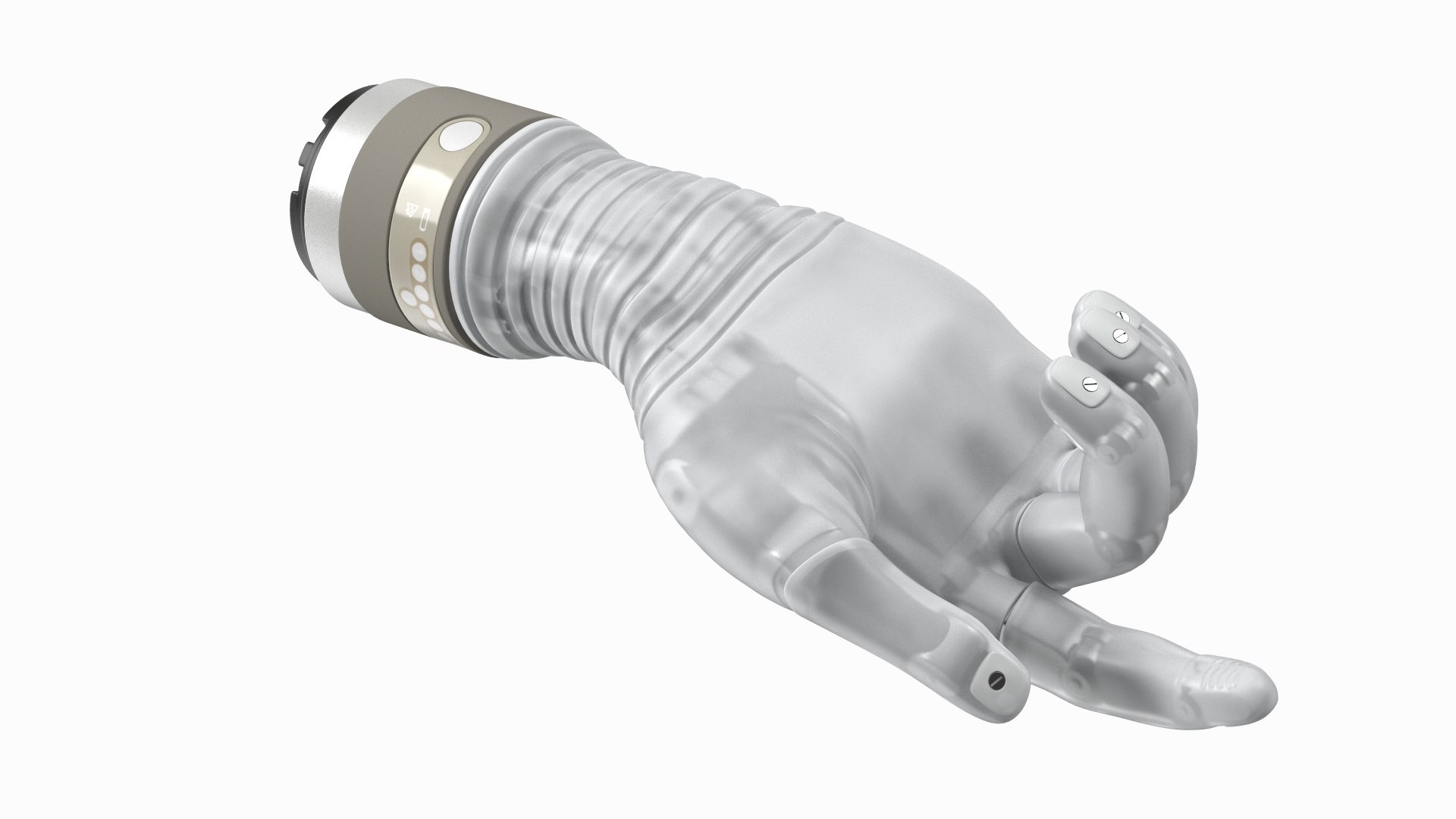 Wrist Bionic Hand Deka Rigged 3D model - TurboSquid 2062577