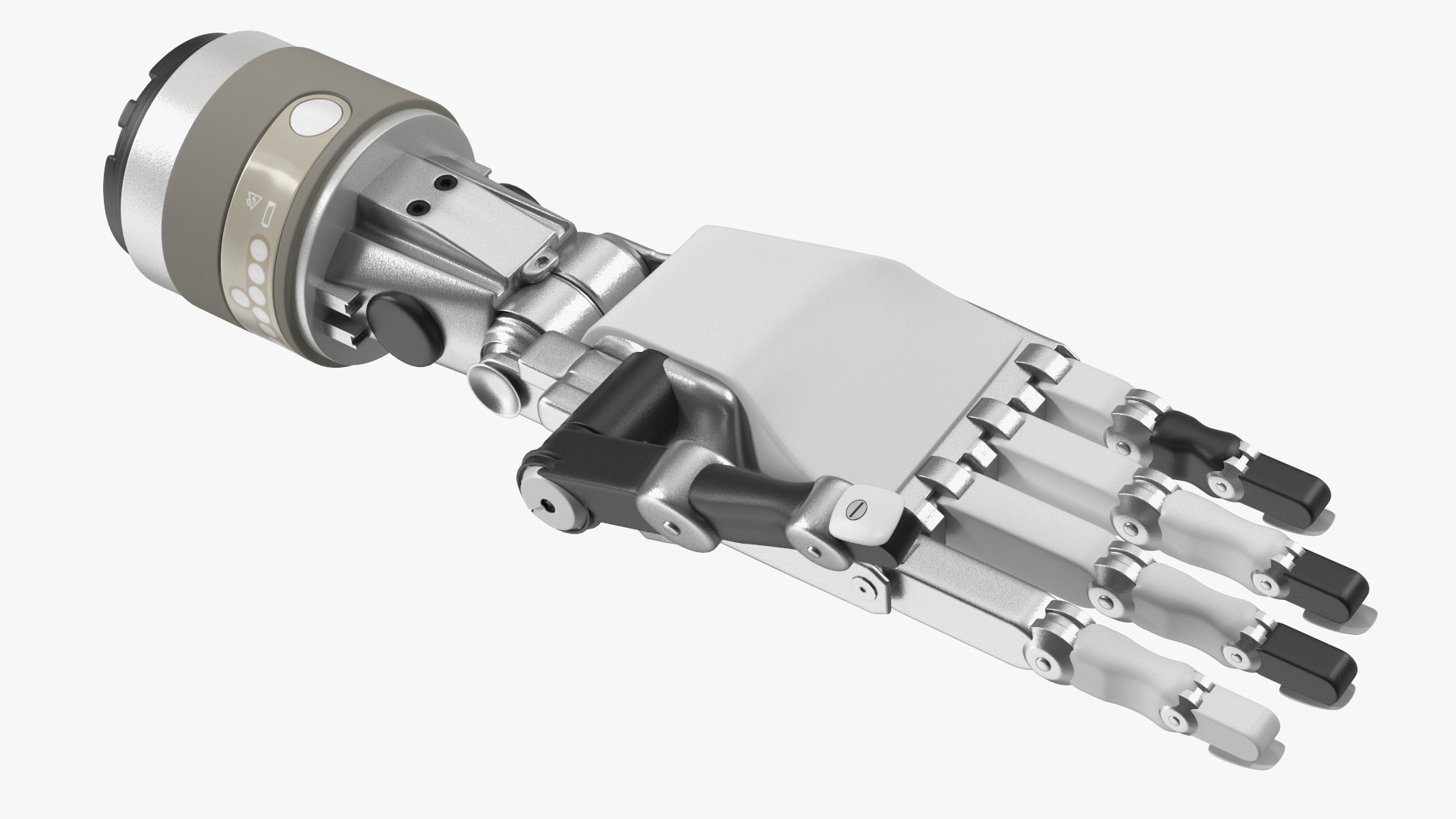 Wrist Bionic Hand Deka Rigged 3D model - TurboSquid 2062577