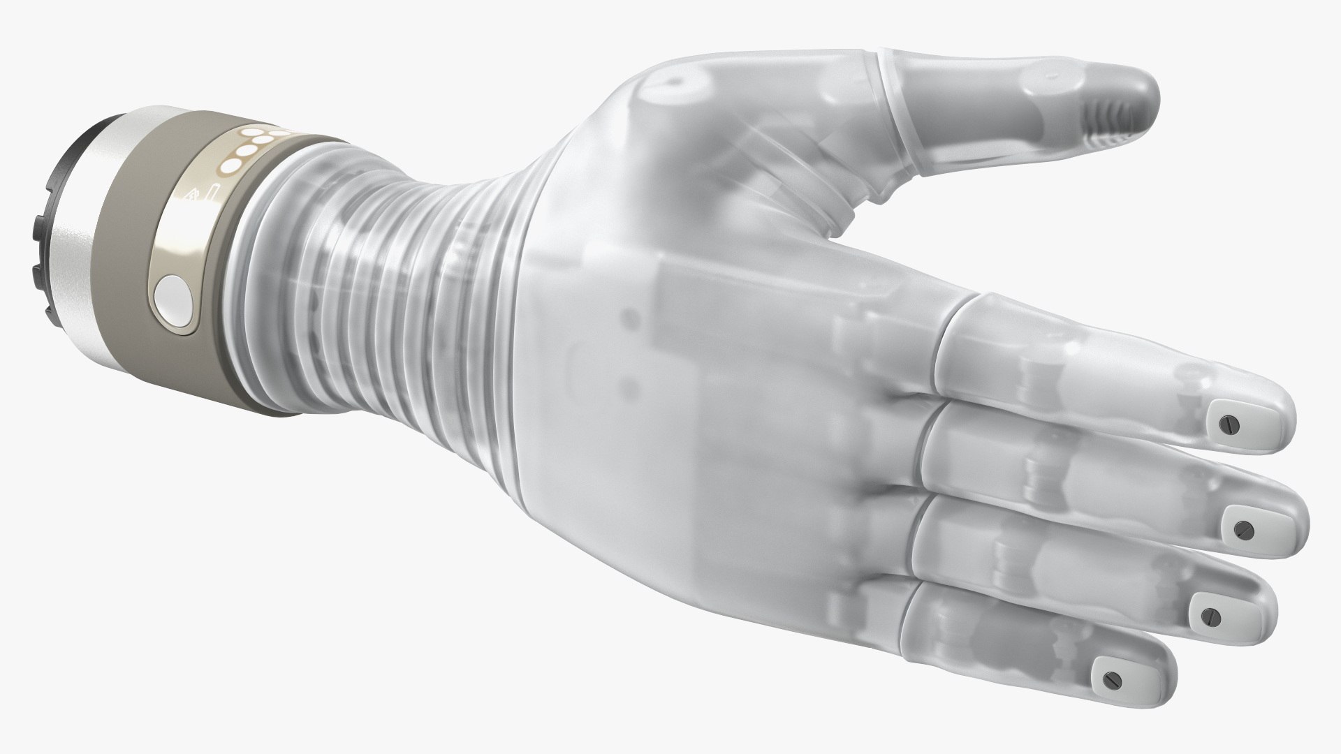 Wrist Bionic Hand Deka Rigged 3D model - TurboSquid 2062577