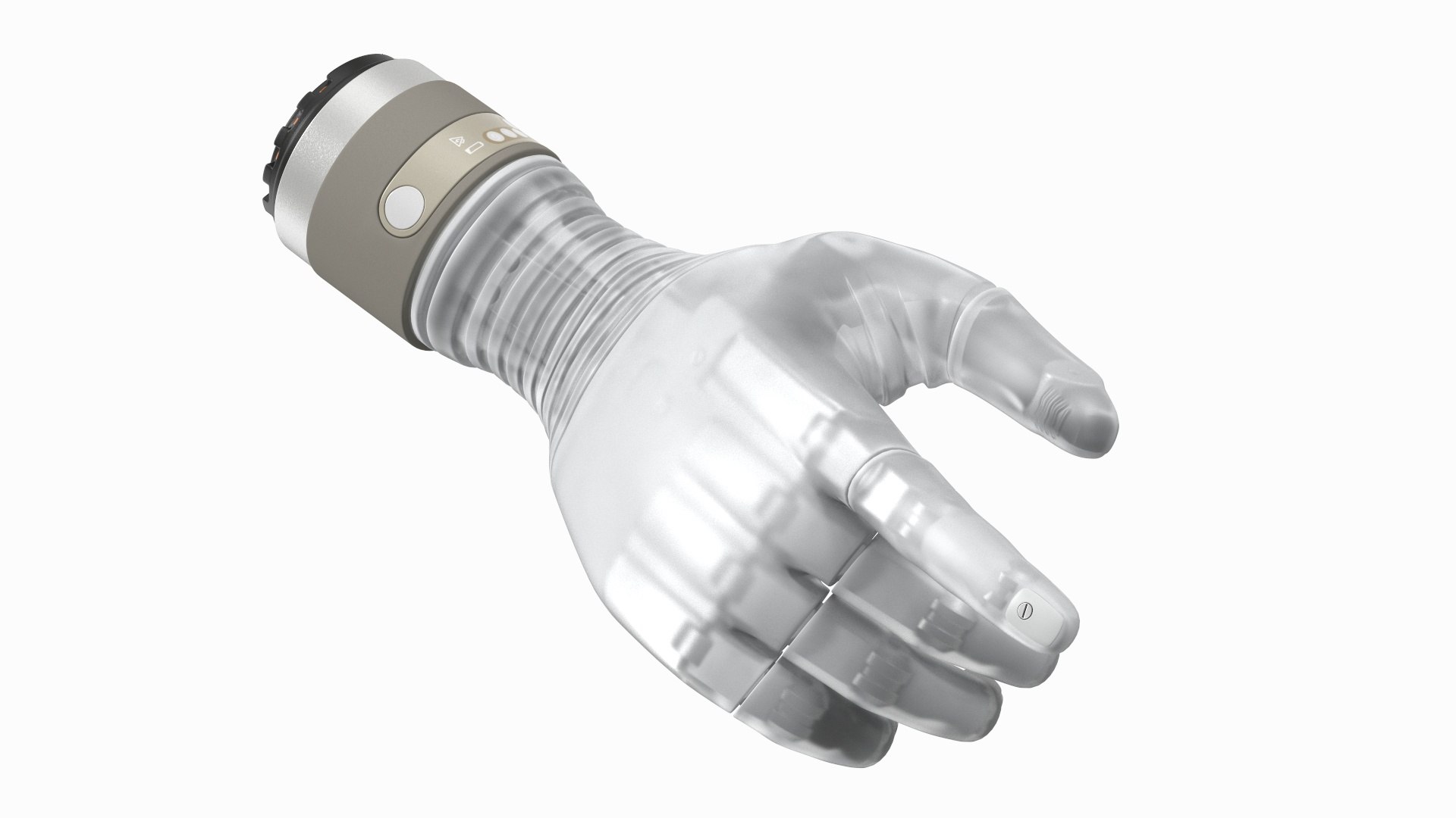 Wrist Bionic Hand Deka Rigged 3D model - TurboSquid 2062577