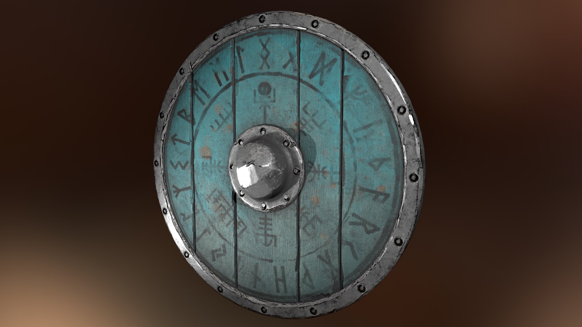 Viking shield model - TurboSquid 1663750