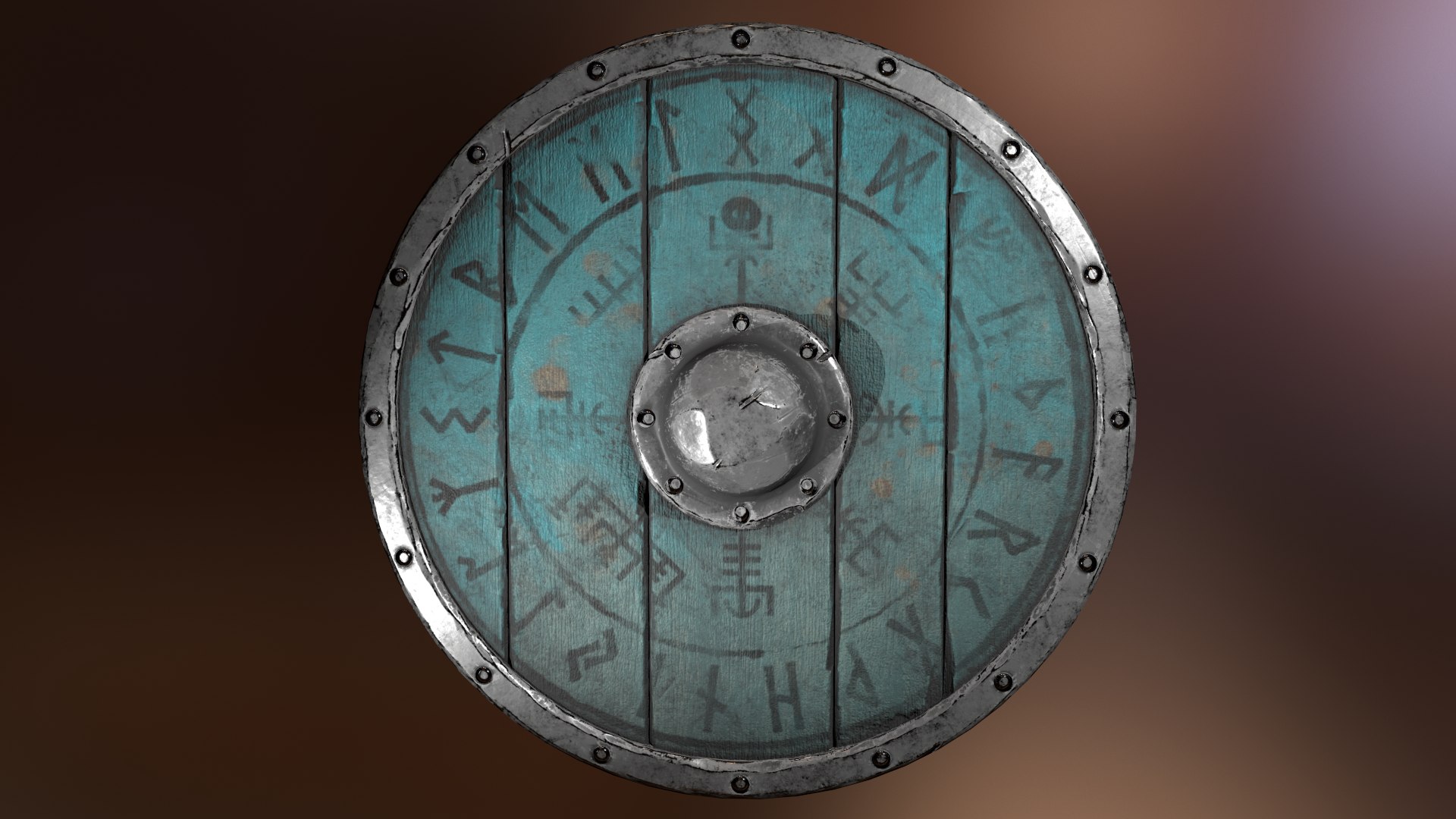 Viking shield model - TurboSquid 1663750