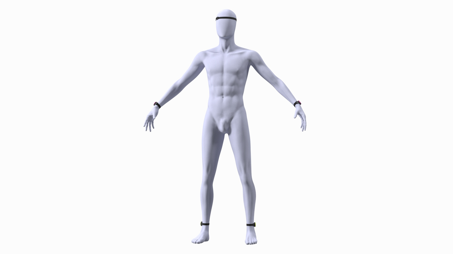 Sony Mobile Motion Capture Mocopi On Mannequin 3D Model - TurboSquid ...