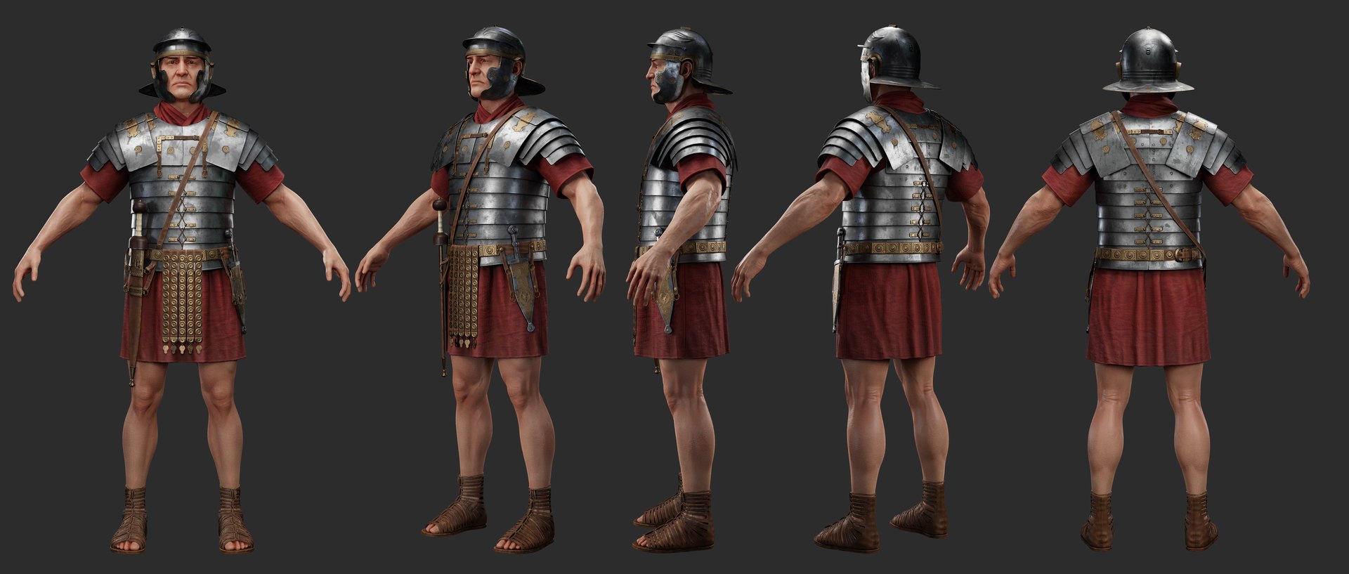 ROMAN LEGIONARI CHARACTER 3D - TurboSquid 2236892
