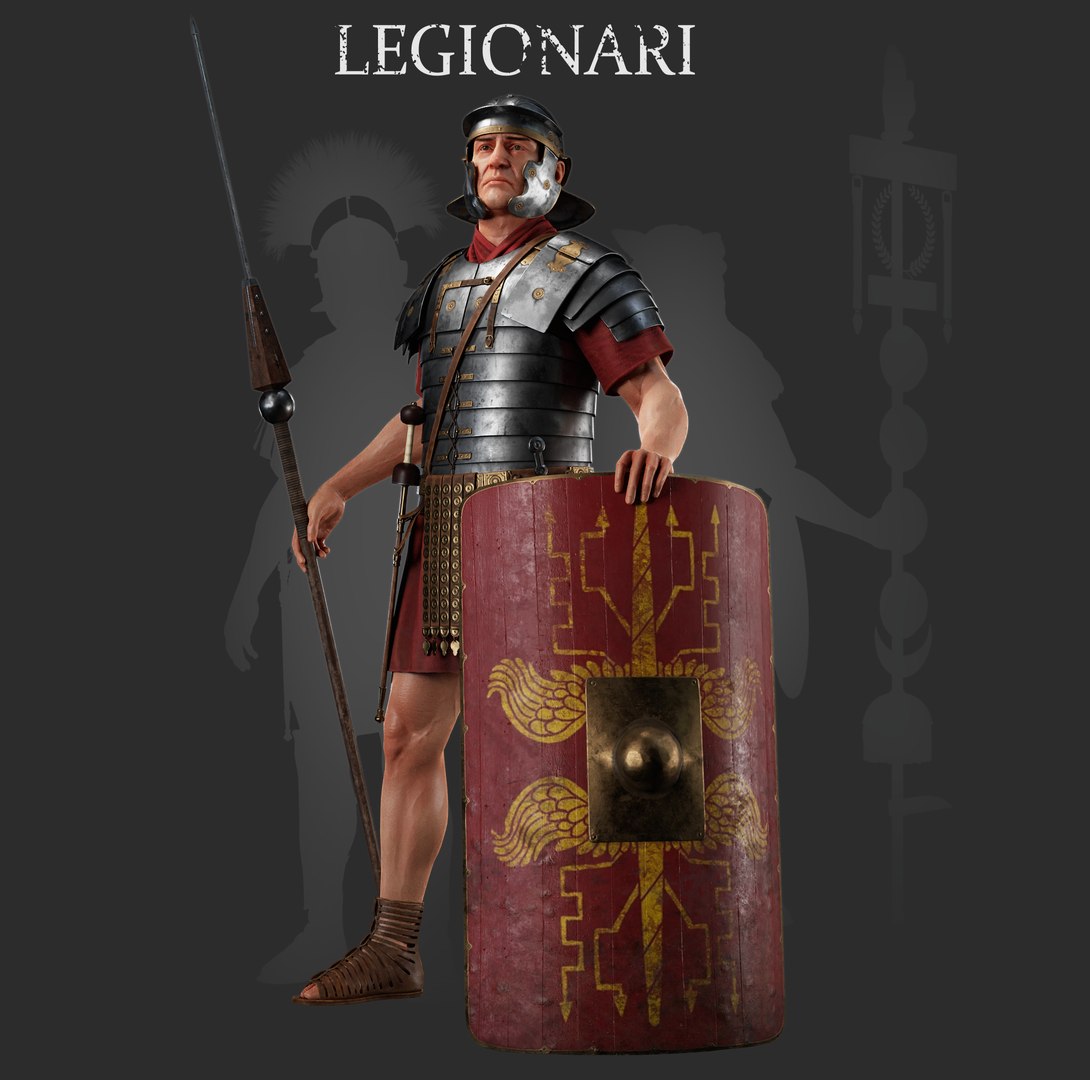 ROMAN LEGIONARI CHARACTER 3D - TurboSquid 2236892