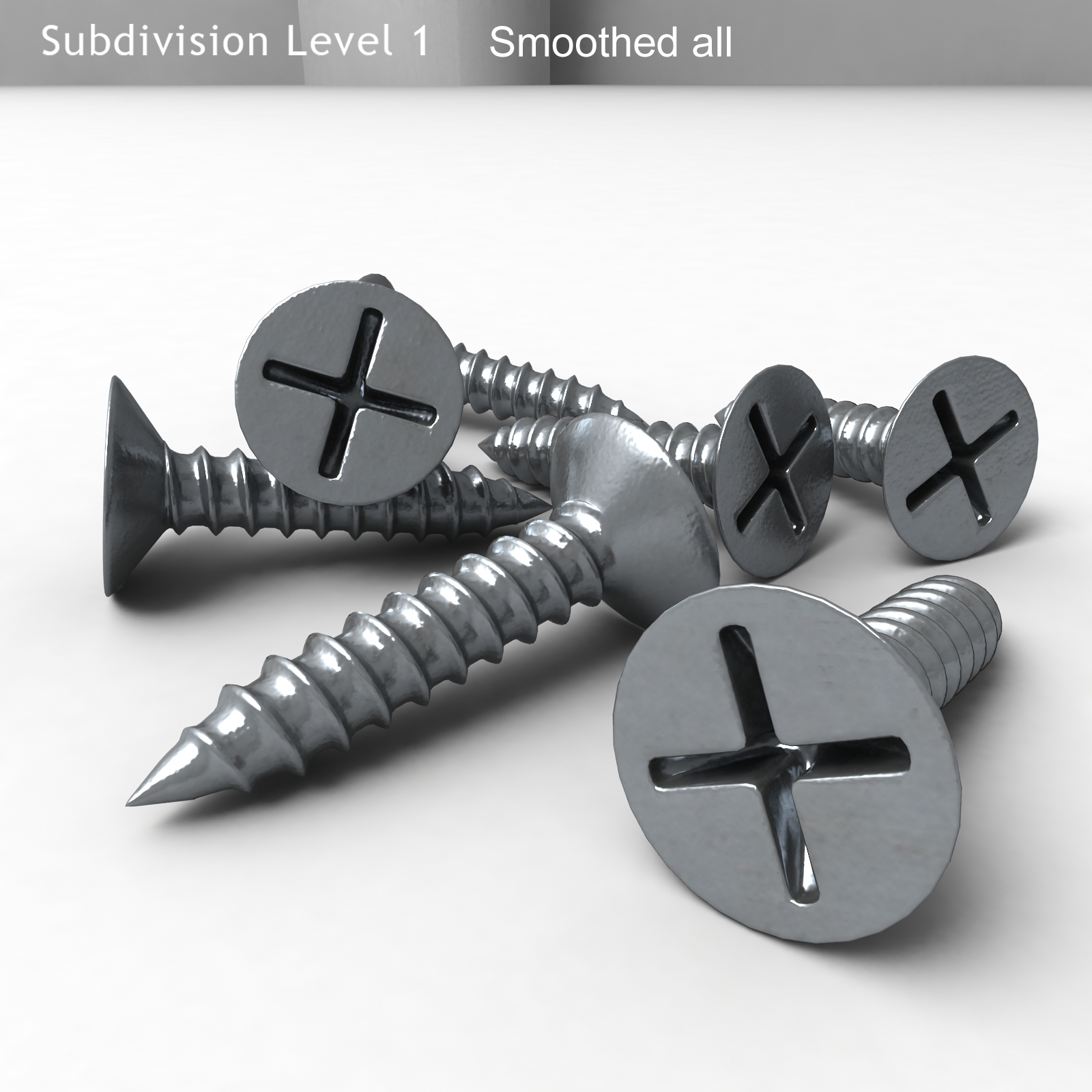 3d model screws b