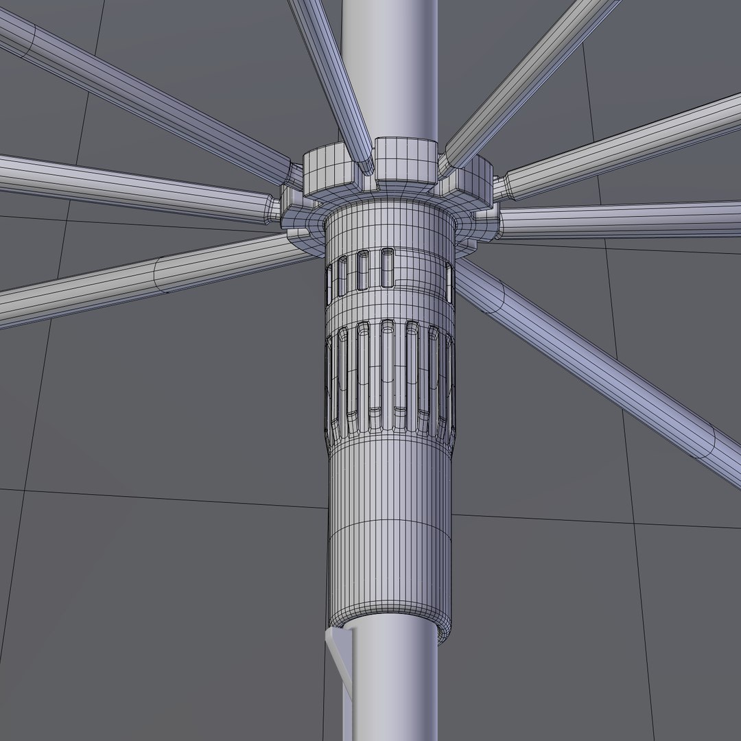 3d Umbrella Rain Model