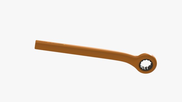 Orange Socket Wrench 3D model - TurboSquid 1881466