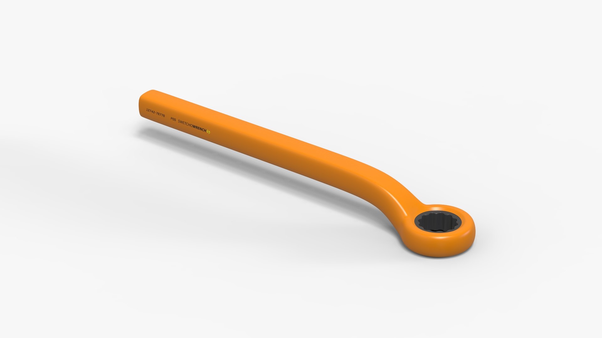 Orange Socket Wrench 3D Model - TurboSquid 1881466