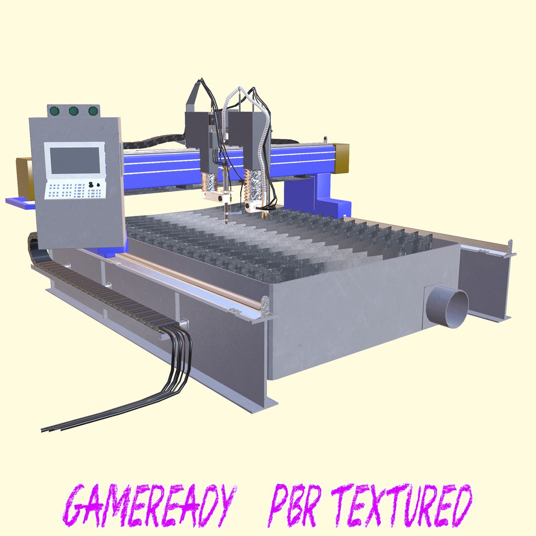 Laser Cutter 3D Model - TurboSquid 1375320