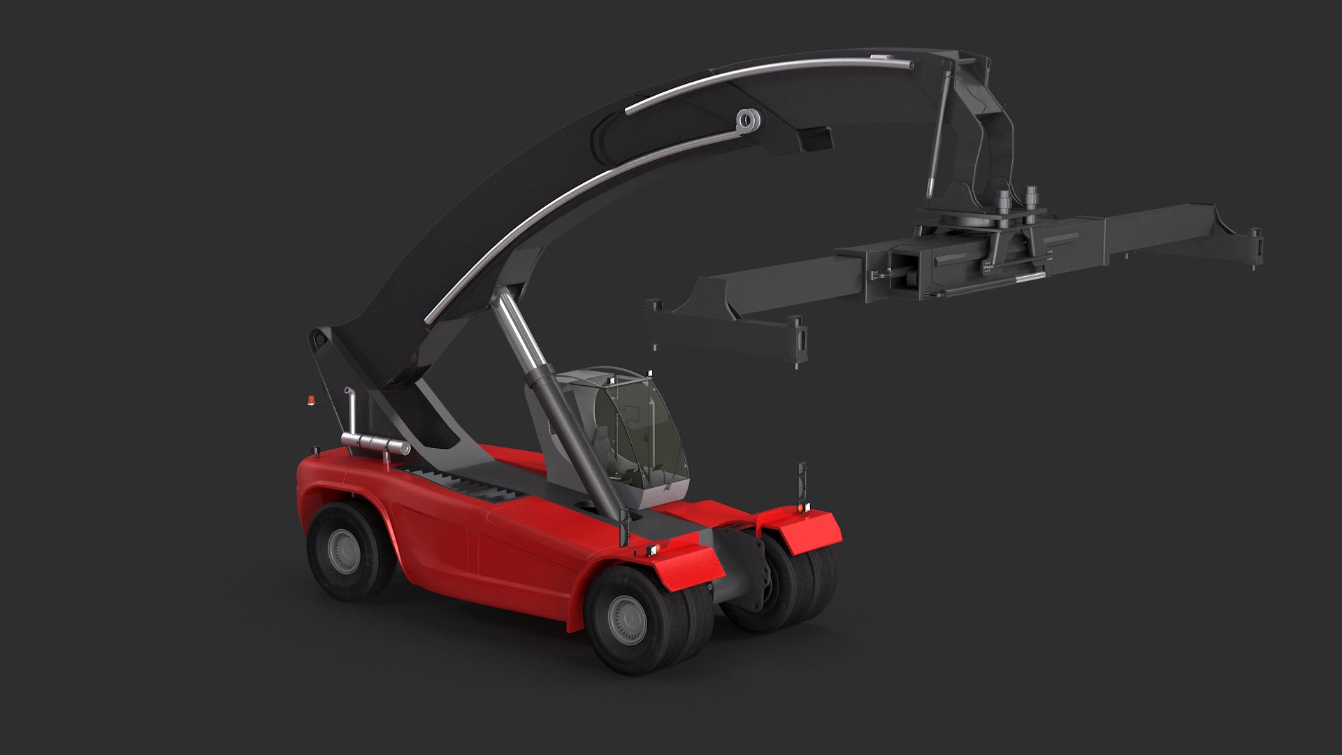 Reach Stacker Model - TurboSquid 1628015