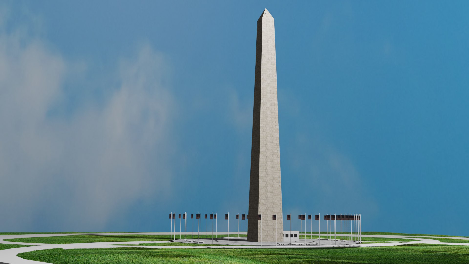 3D The Washington Monument - TurboSquid 1969333