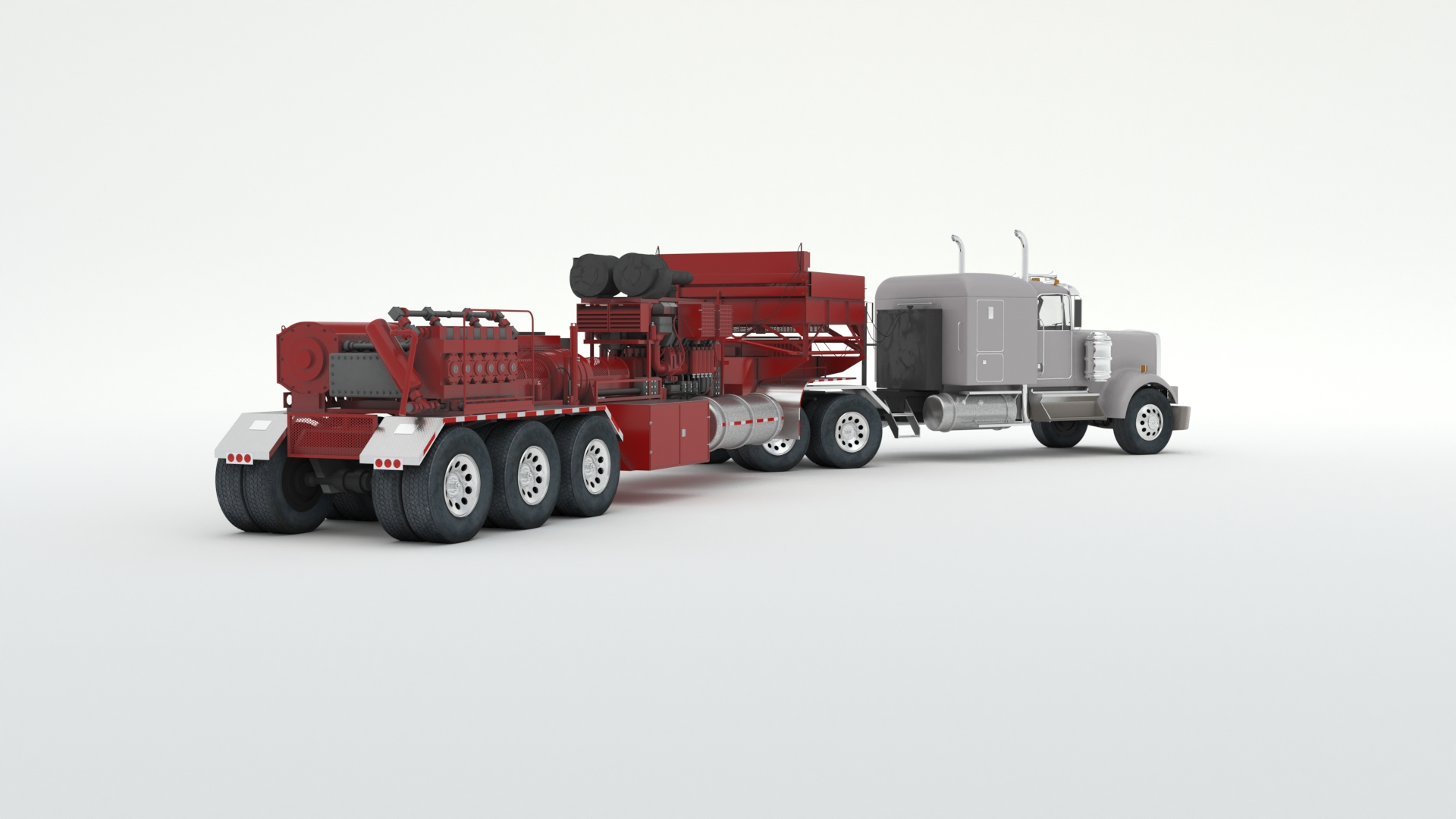 3D Fracking Pumper Unit Model - TurboSquid 1741663