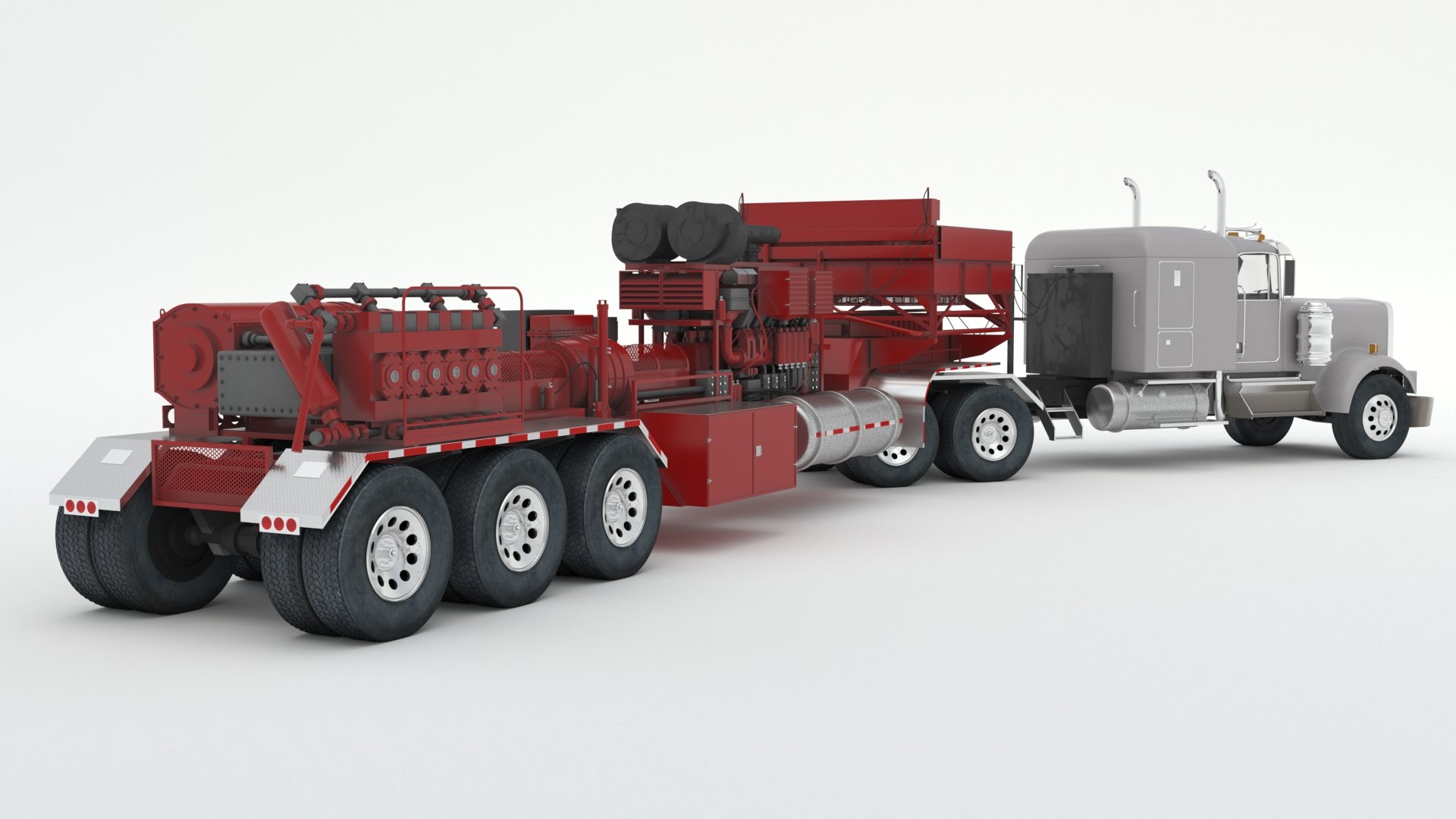 3D Fracking Pumper Unit Model - TurboSquid 1741663