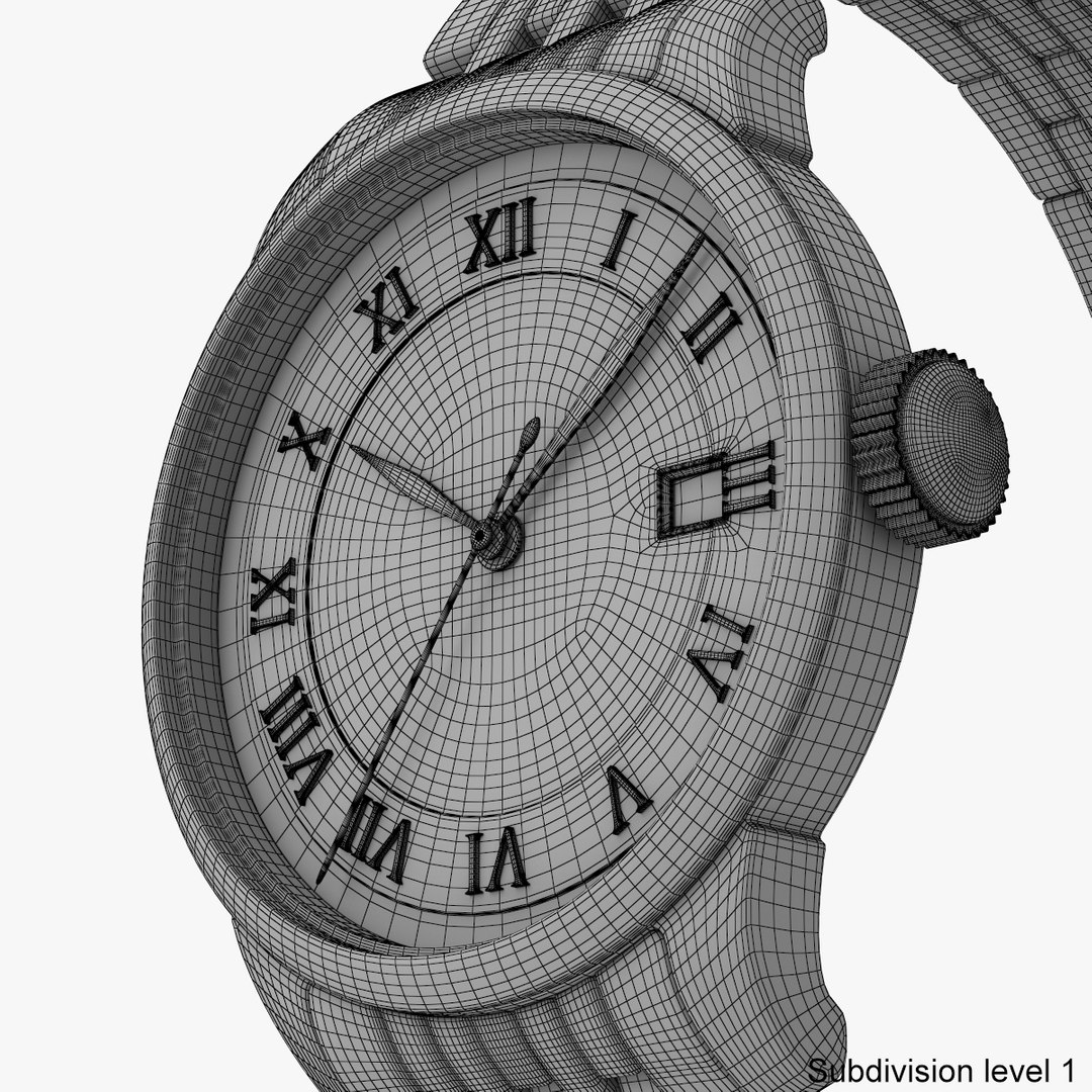 3D Classic Watch 5 - TurboSquid 1623425