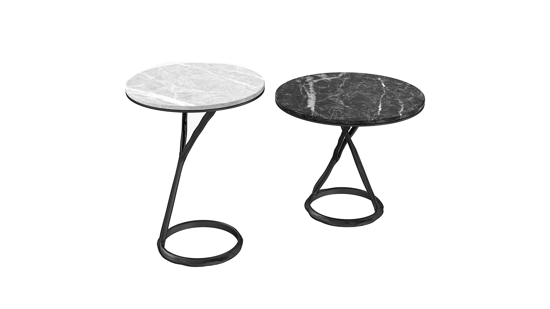 3D Poliform ILDA Round marble coffee table - TurboSquid 2078680