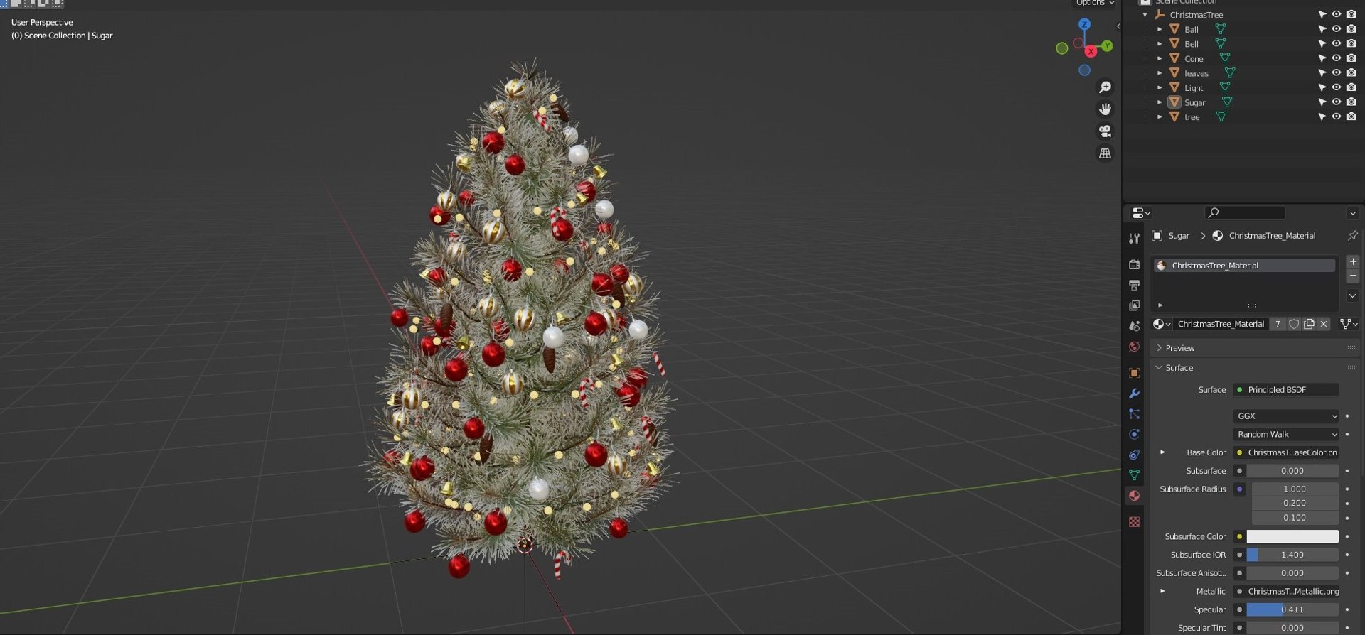 3D model Christmas Tree - TurboSquid 1996651