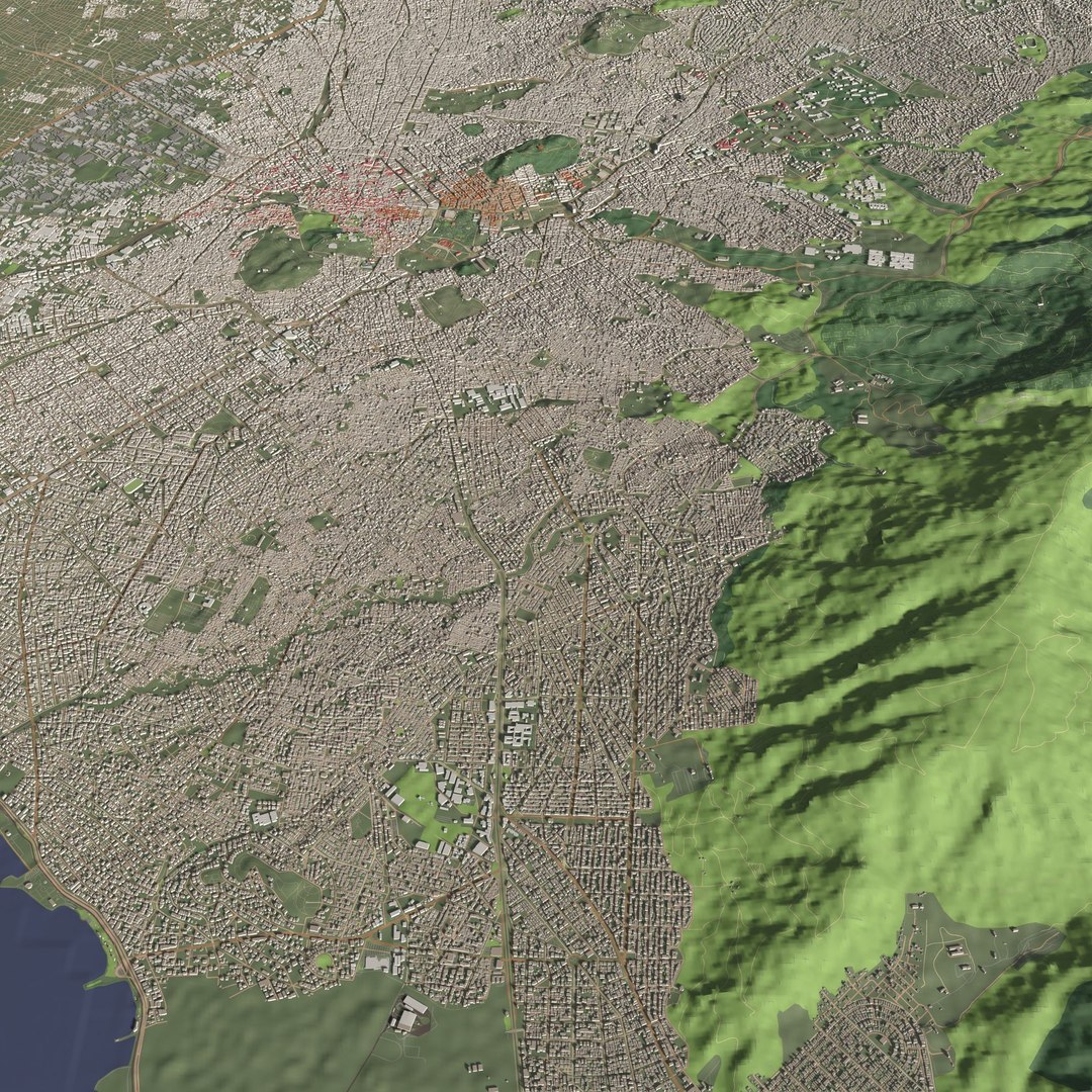 Athens Greece - City And Urban 3D Model - TurboSquid 2238530