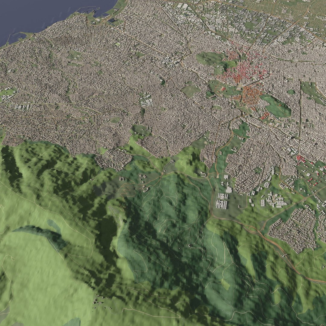 Athens Greece - City And Urban 3D Model - TurboSquid 2238530