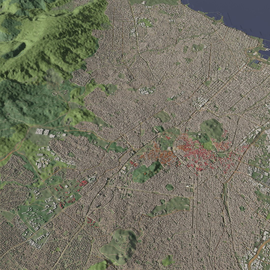 Athens Greece - City And Urban 3D Model - TurboSquid 2238530