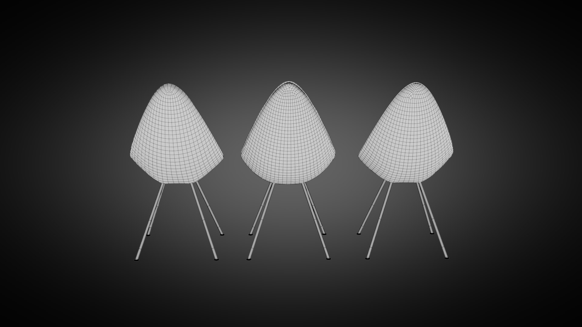 3D The Drop Chair By Fritz Hansen Model - TurboSquid 1888584