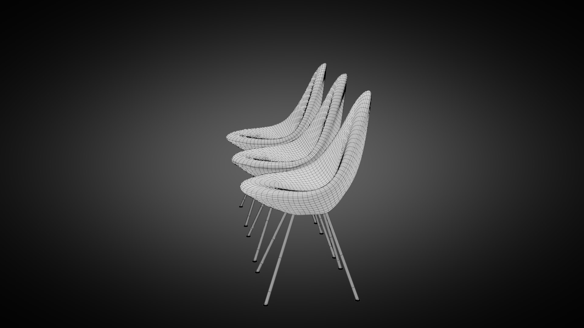 3D The Drop Chair By Fritz Hansen Model - TurboSquid 1888584