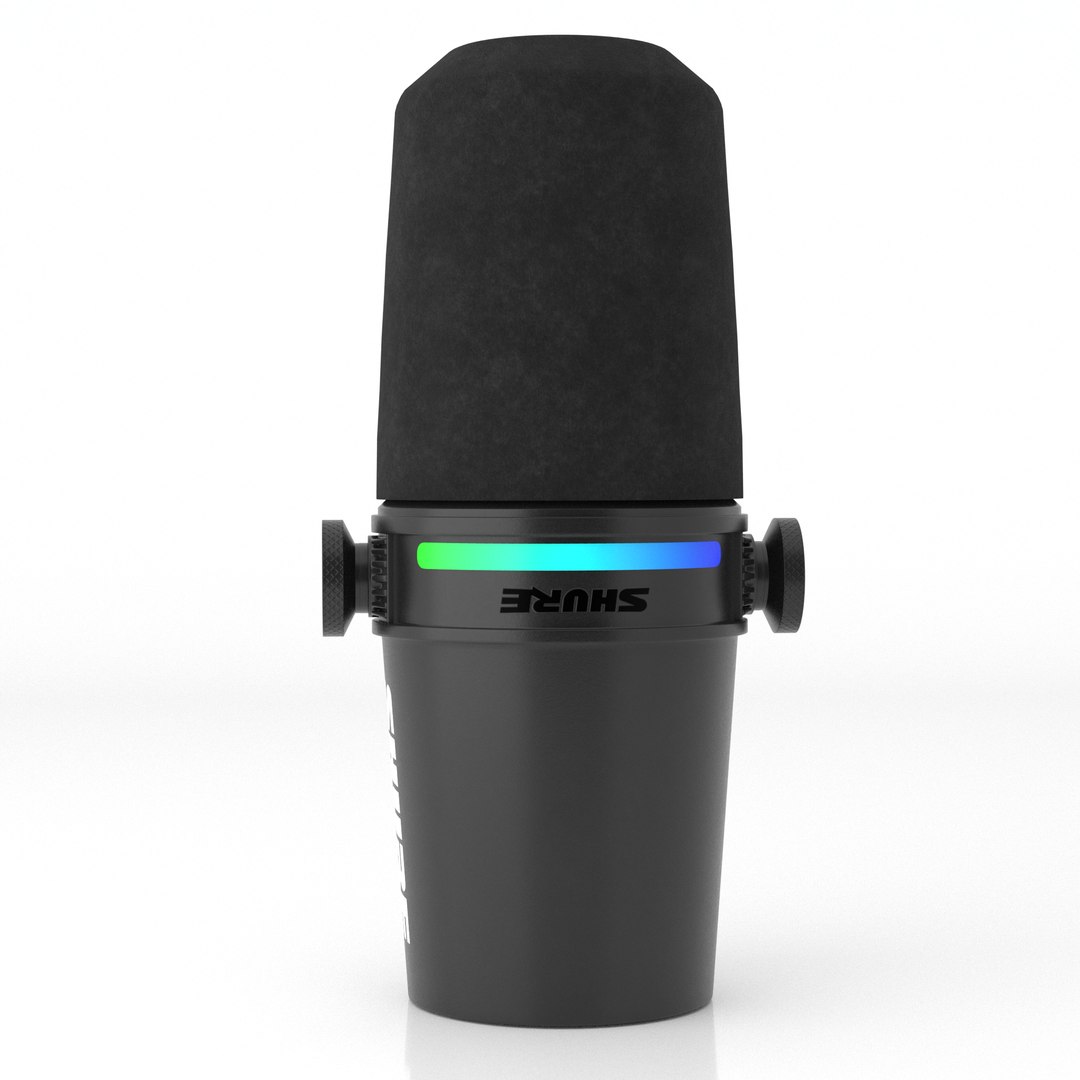 Shure MV7i Smart Microphone 3D Model 3D Model - TurboSquid 2346743