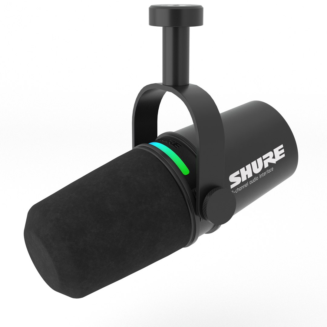 Shure MV7i Smart Microphone 3D Model 3D Model - TurboSquid 2346743