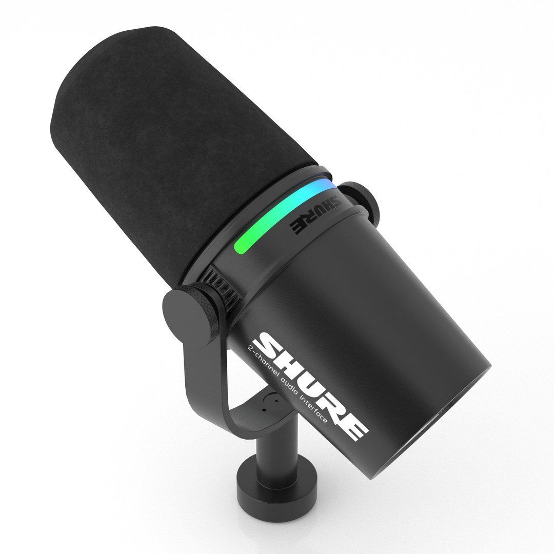Shure MV7i Smart Microphone 3D Model 3D Model - TurboSquid 2346743