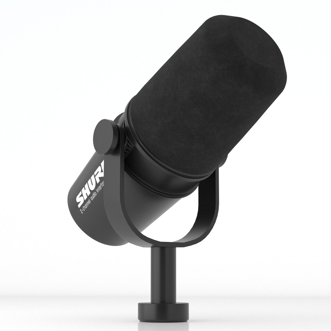 Shure MV7i Smart Microphone 3D Model 3D Model - TurboSquid 2346743