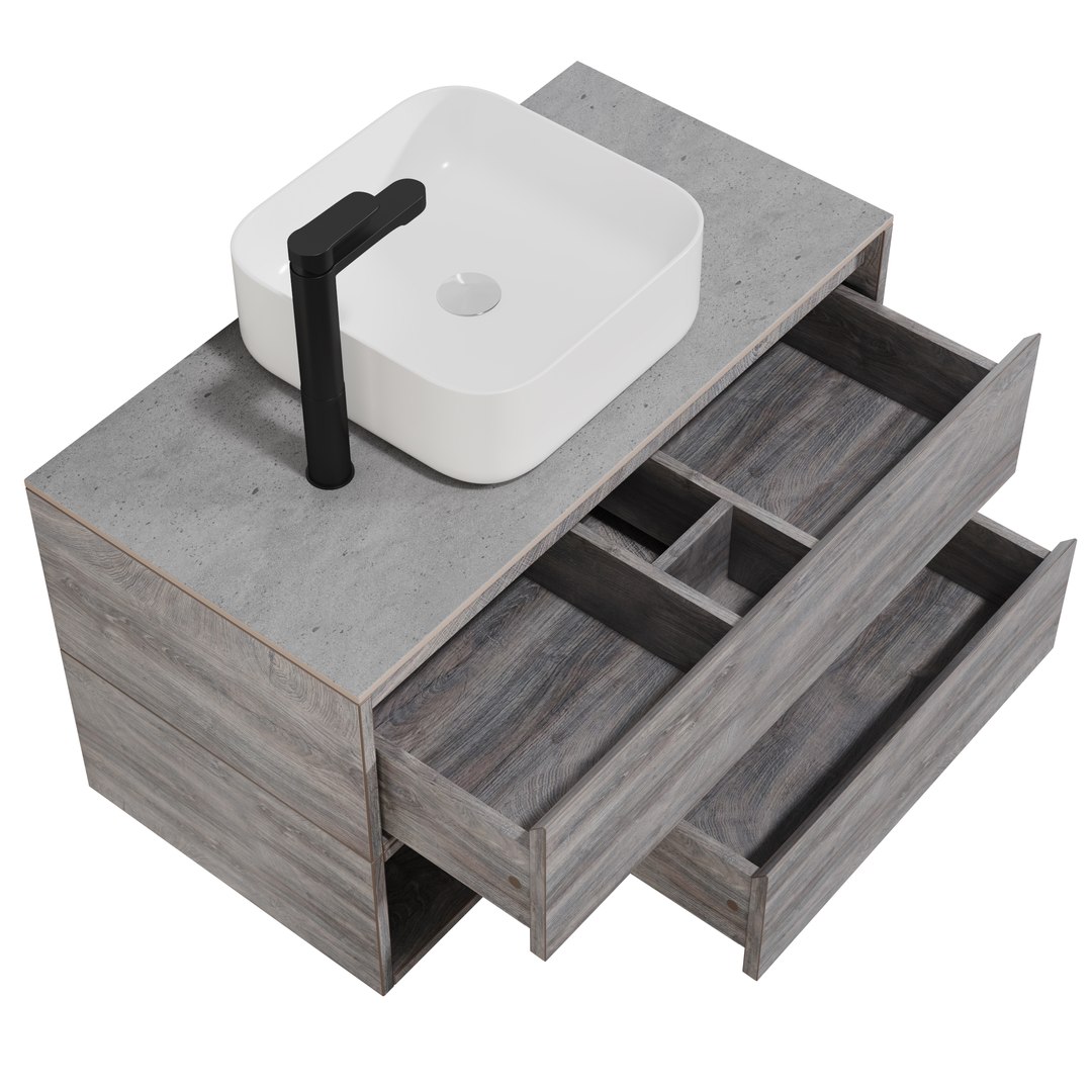 STWORKI Karlstad 60-75-90 Rustic Oak Rochelle 3D Model - TurboSquid 2187529