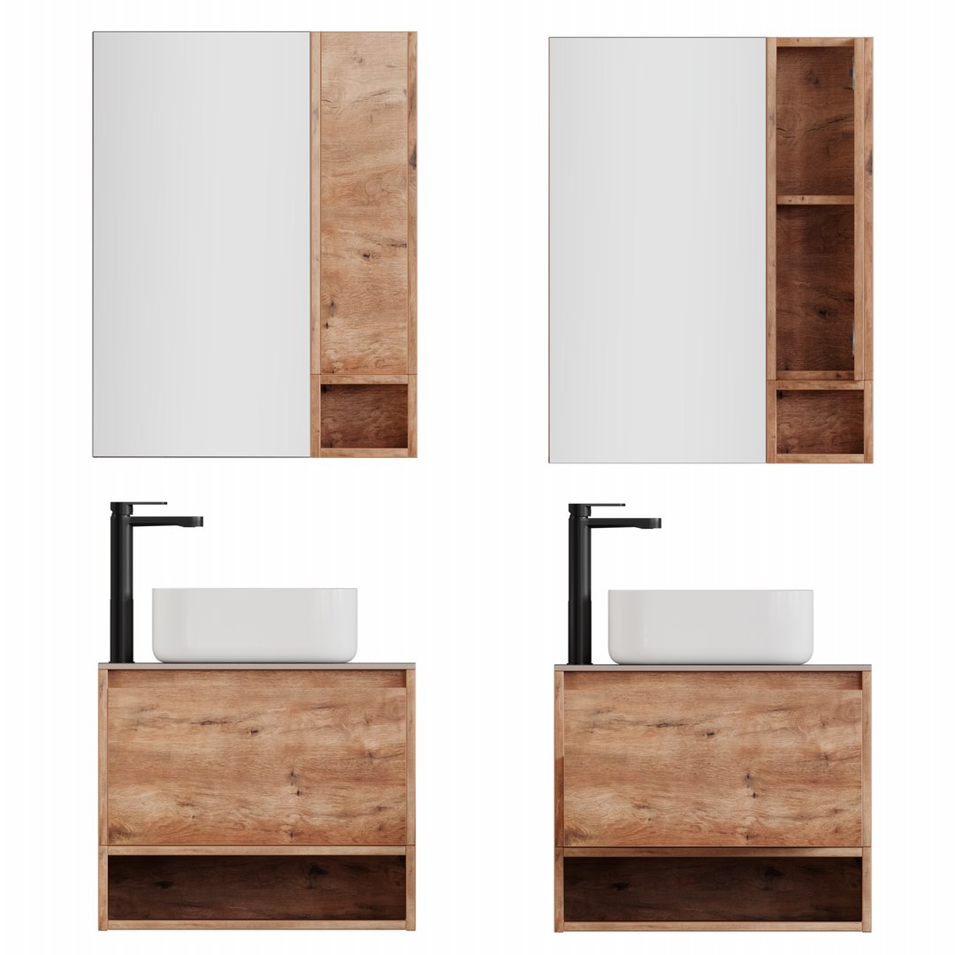 STWORKI Karlstad 60-75-90 Rustic Oak Rochelle 3D Model - TurboSquid 2187529