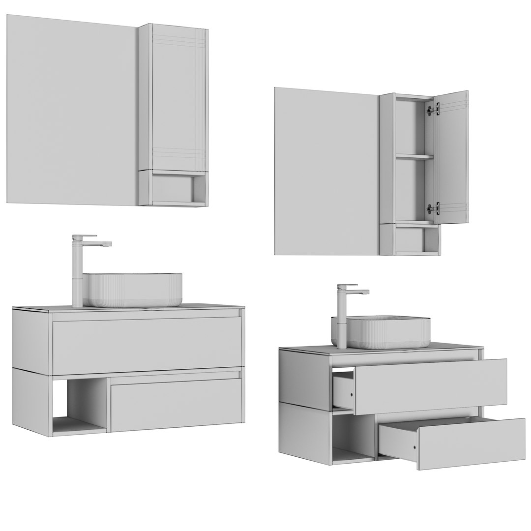 STWORKI Karlstad 60-75-90 Rustic Oak Rochelle 3D Model - TurboSquid 2187529