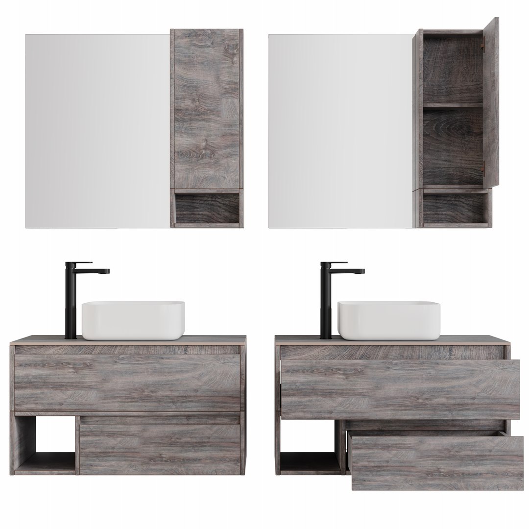 STWORKI Karlstad 60-75-90 Rustic Oak Rochelle 3D Model - TurboSquid 2187529