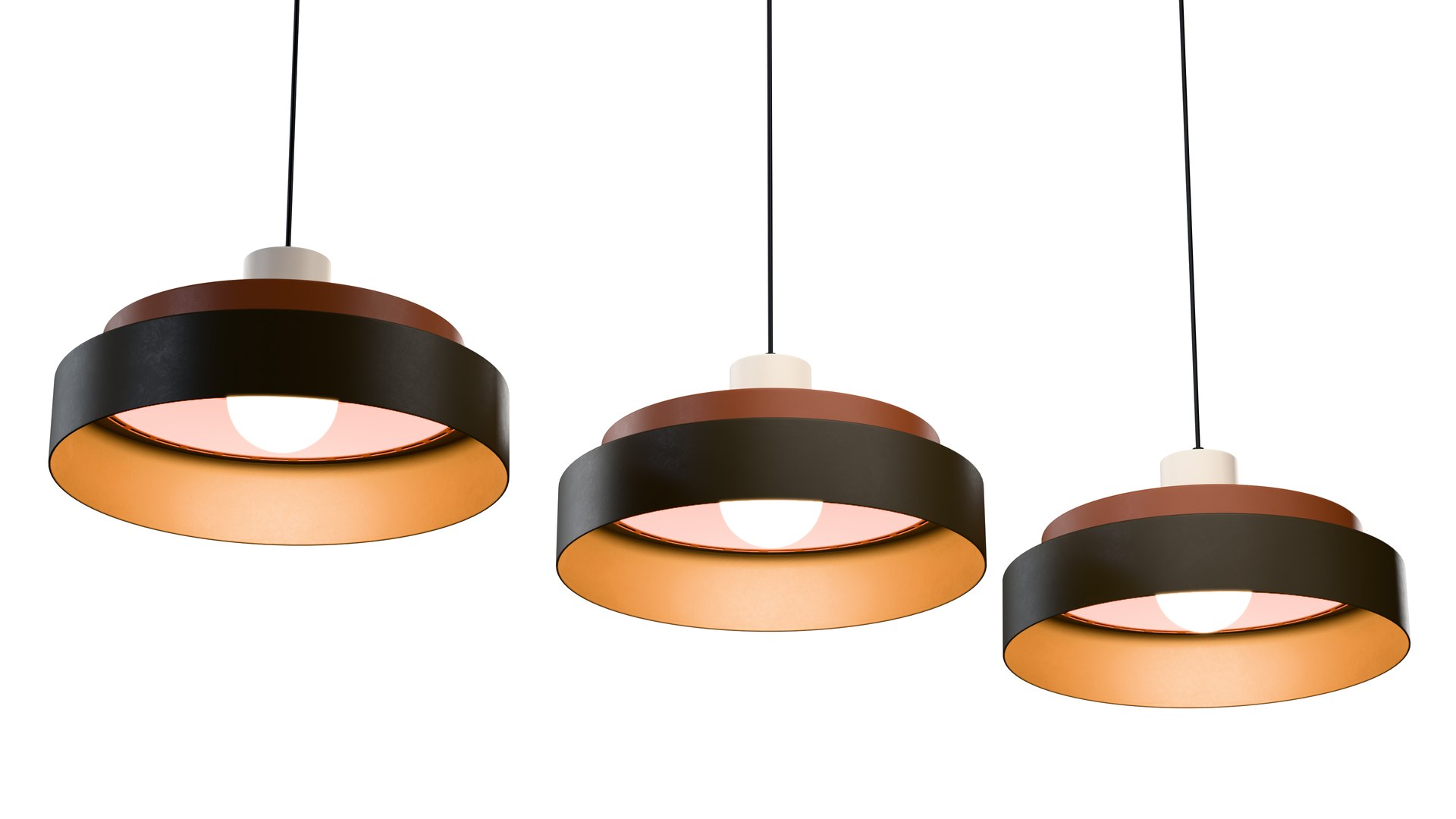 Pendant Keops 2 Bodies Big Hanging Lamp 3D Model - TurboSquid 2328235