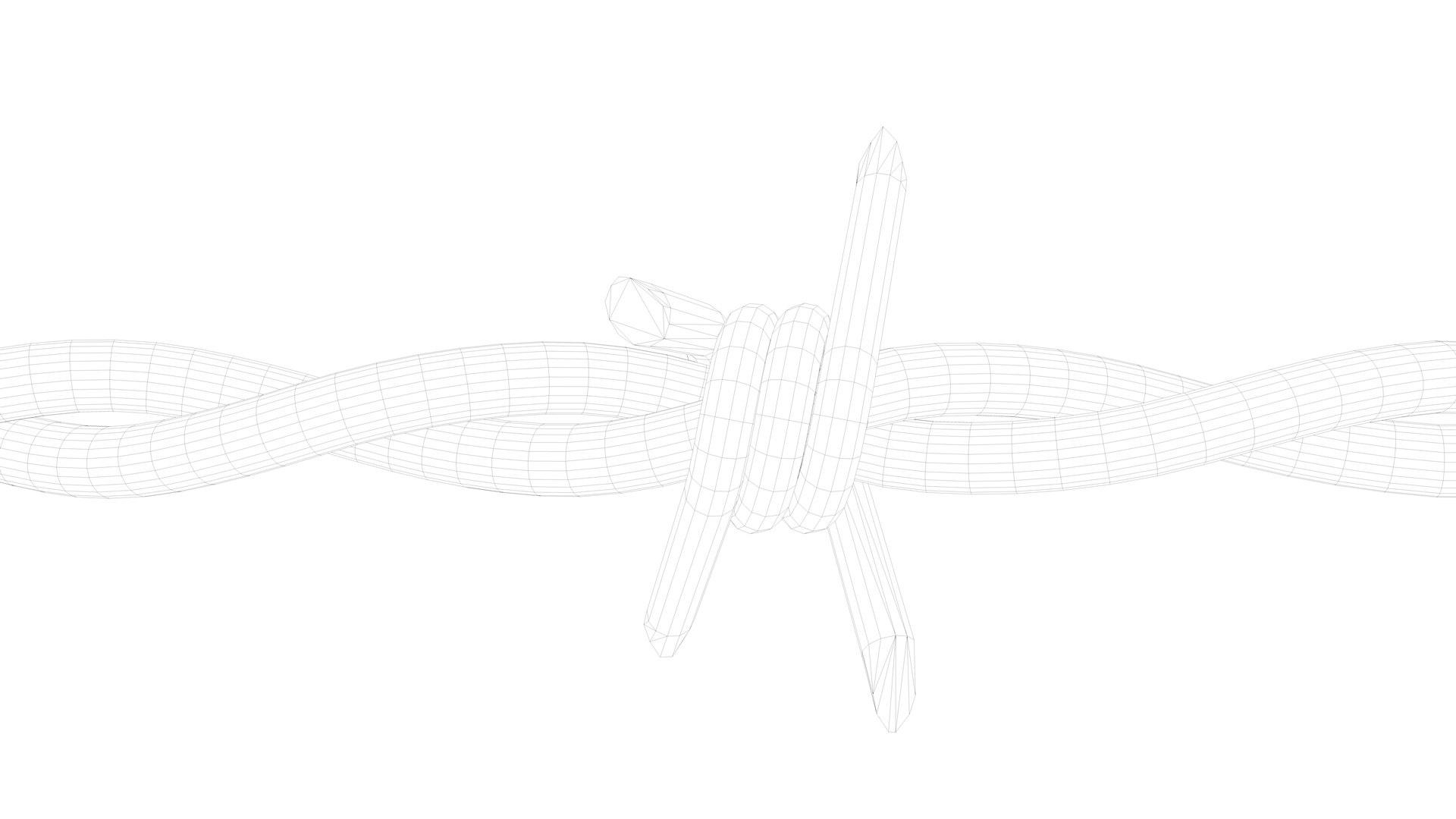 3D Barbed Wire Model - TurboSquid 1512200