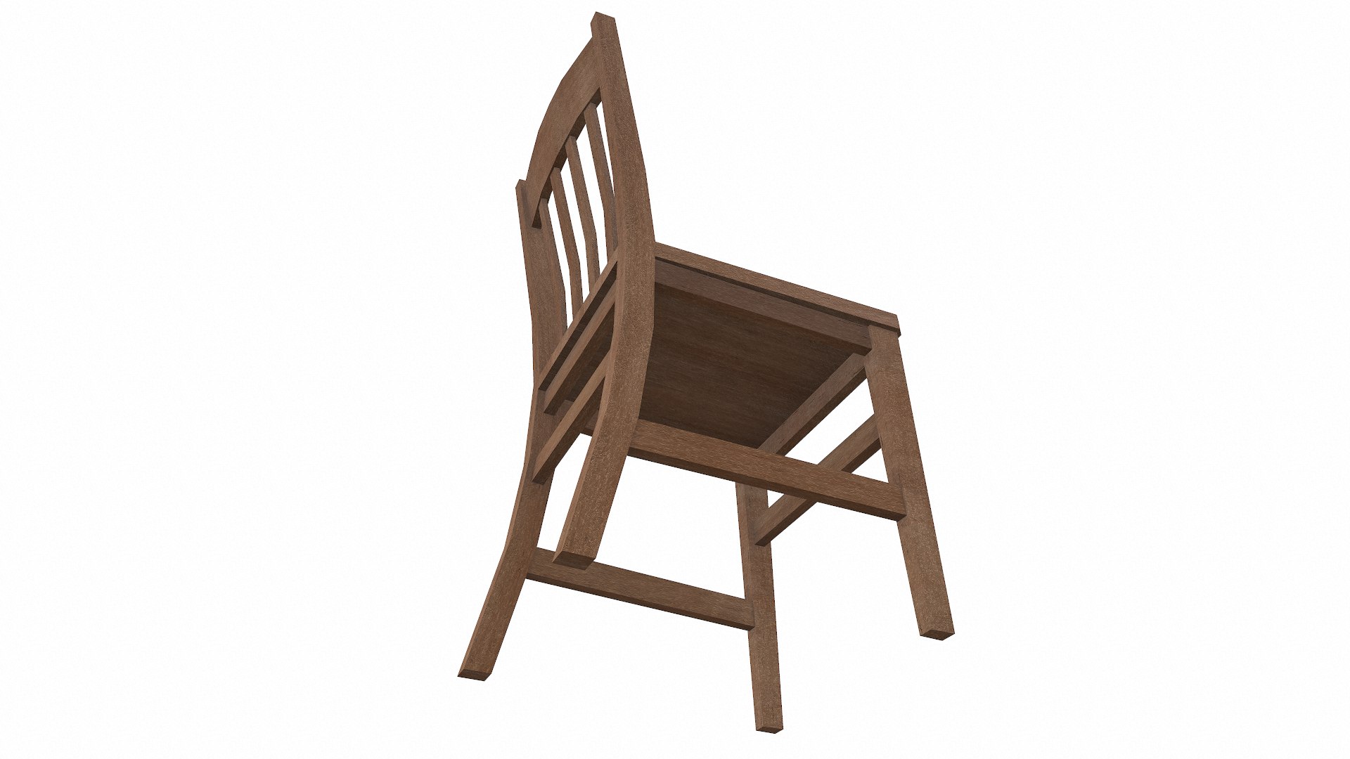 Free Old Wooden Chair Low-poly PBR3 3D - TurboSquid 2279653