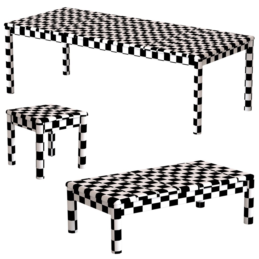 Globewest Lucy Tables 3D Model - TurboSquid 2184555
