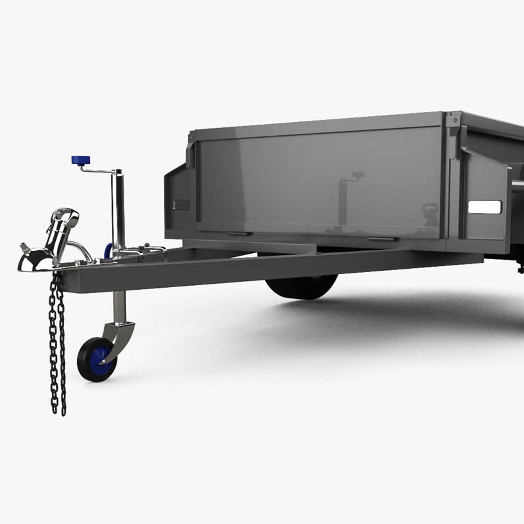 Generic Box 1-axle Car Trailer 2021 3D Model - TurboSquid 1984738